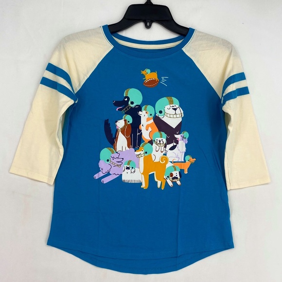 Cat & Jack | Shirts & Tops | Cat Jack Kids Large Tshirt Dogs Playing ...